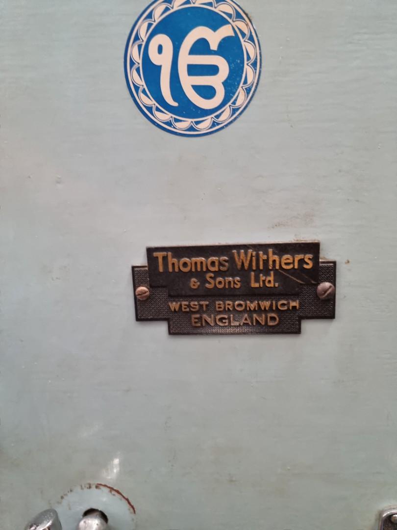Antique 1940s Thomas Withers and Sons Cast Iron Safe (Repainted ...