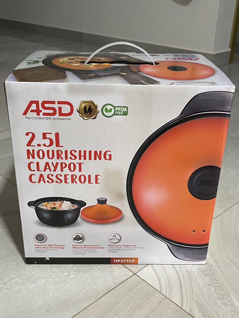 ASD 2.5L Claypot Casserole, Furniture & Home Living, Kitchenware ...