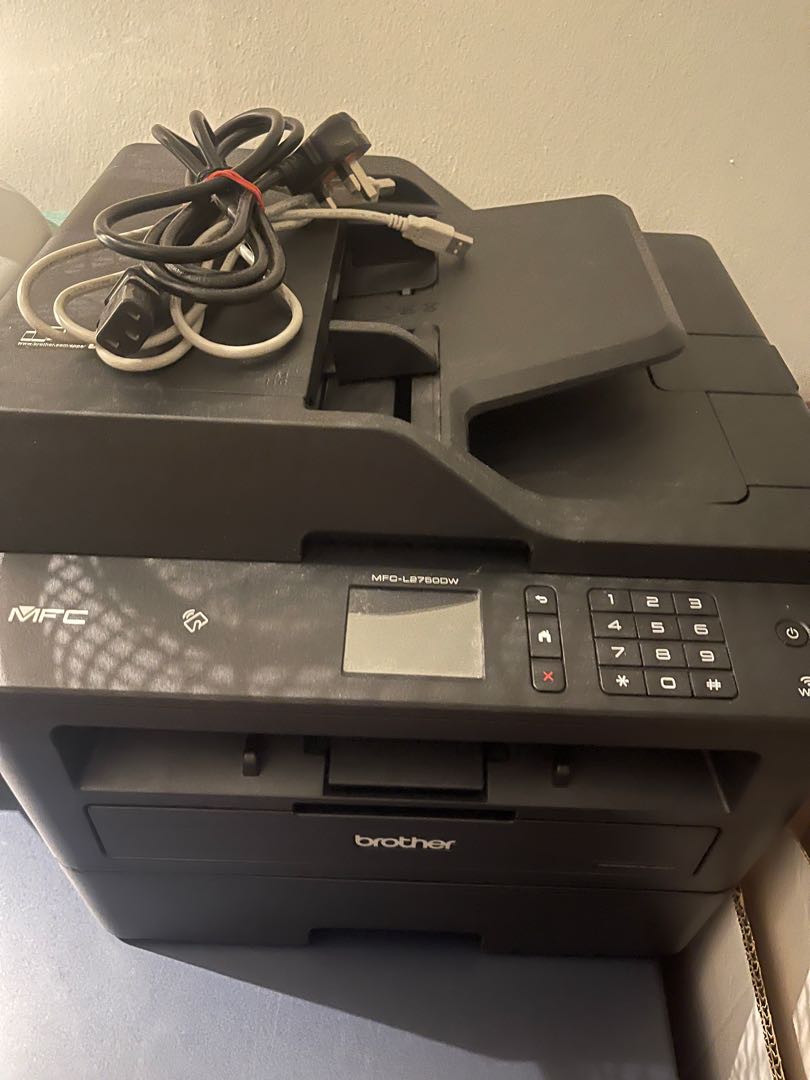 Brother MFC-L2750DW 4-in-1 Mono Laser Multi Function Printer, Computers ...