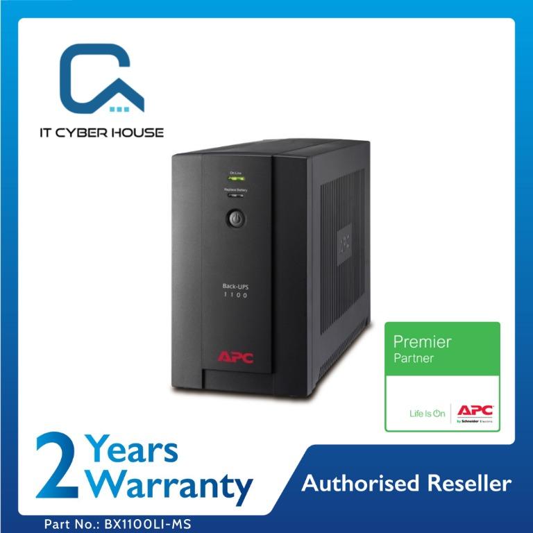 BX1100LI-MS APC Back-UPS 1100VA, 230V, AVR, Universal and IEC Sockets/2 ...
