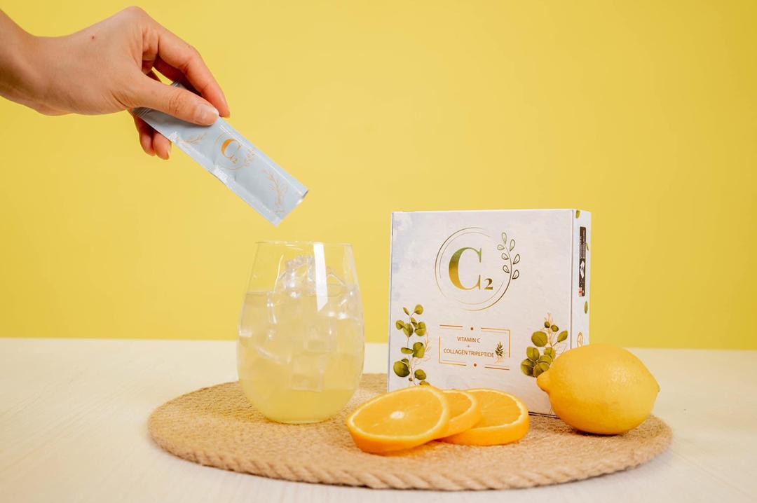 C2 Vitamin C + Collagen Tripeptide, Food & Drinks, Beverages on Carousell