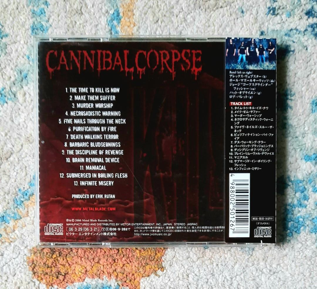 Cannibal Corpse - Kill CD, Hobbies & Toys, Music & Media, CDs & DVDs on Carousell