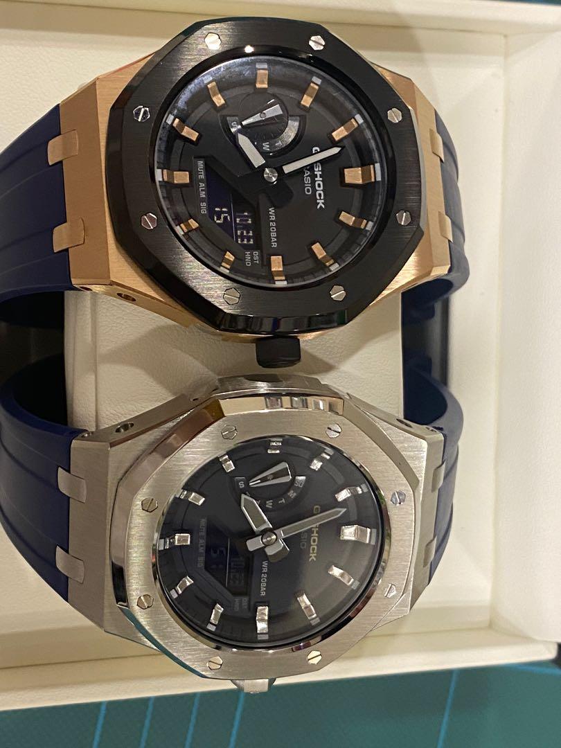 Casioak Ap diver mod black Version combi ga2100 ga2110 ga-2100 ga-2110 ...