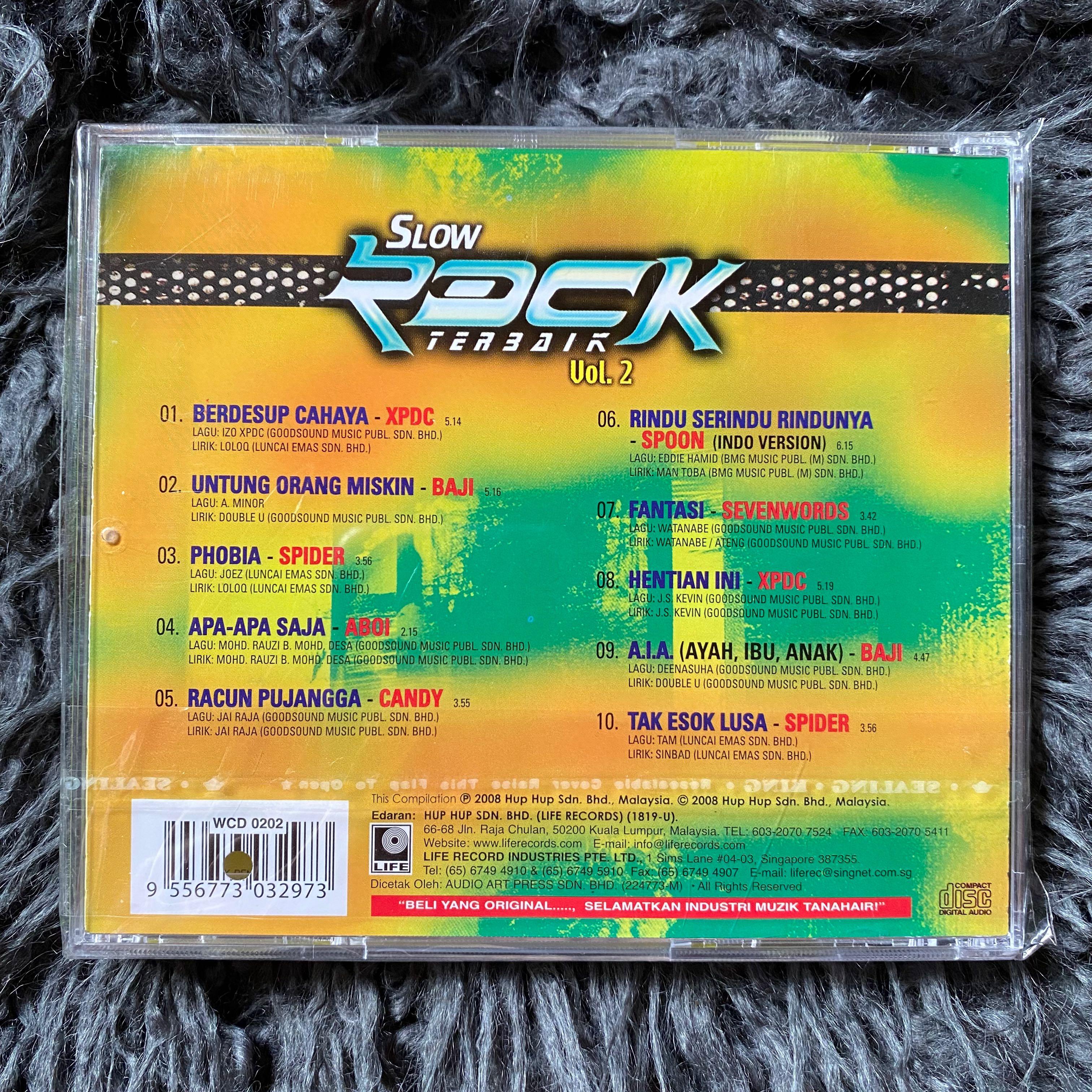 CD SLOW ROCK TERBAIK VOL2, Hobbies & Toys, Music & Media, CDs & DVDs on ...