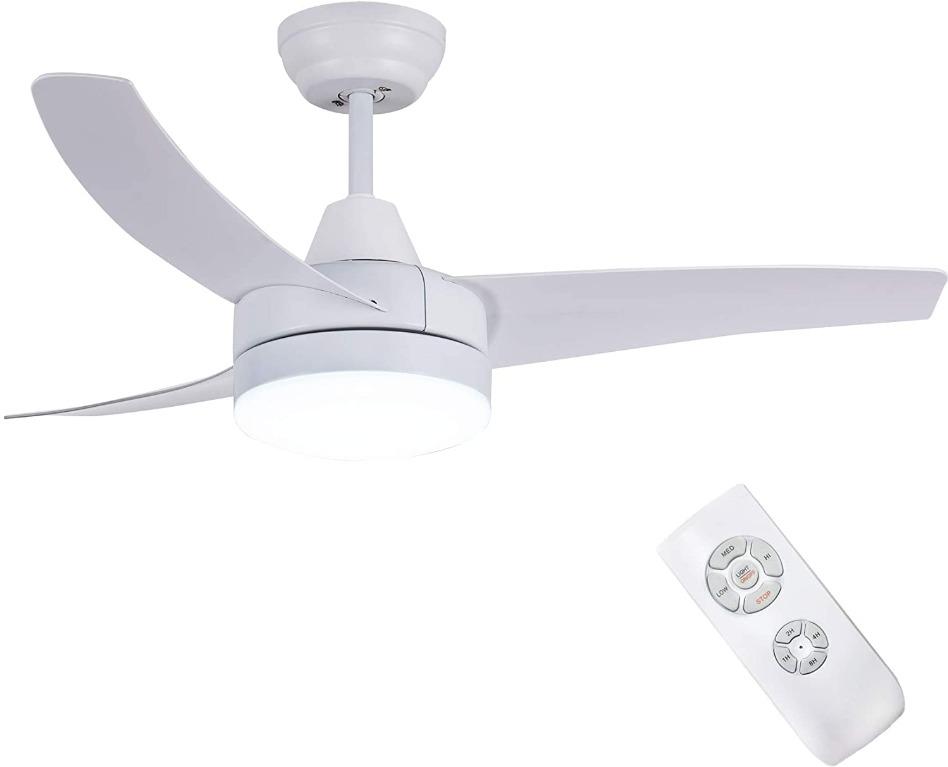 Cjoy Ceiling Light With Fan Silent , Ceiling Fans With Lighting And ...