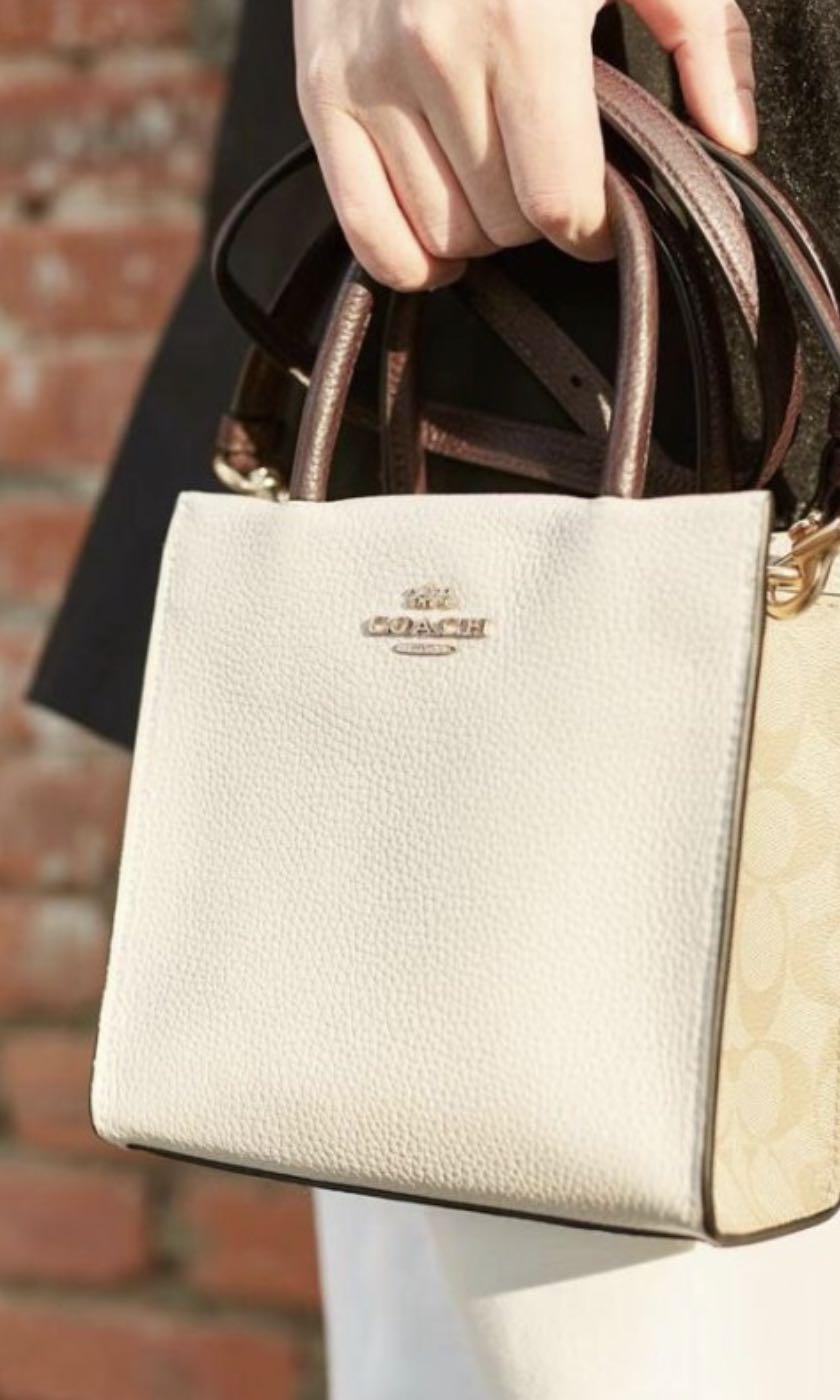 coach mini cally bag original, Barang Mewah, Tas & Dompet di Carousell