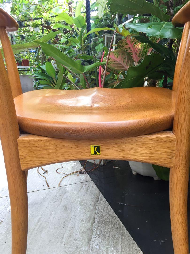 (SUPER SALE) Crescent Crafter armchair by Hida Sangyo, Furniture & Home ...