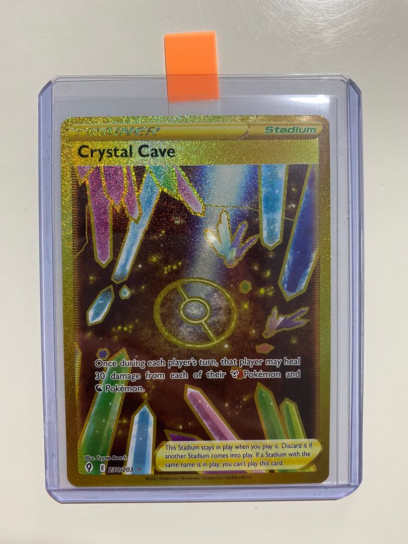 Pokémon TCG Evolving skies Crystal Cave, Hobbies & Toys, Toys & Games ...