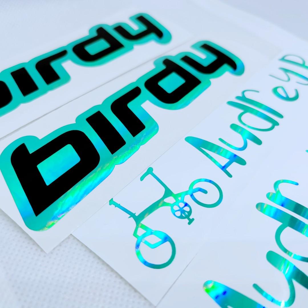 Customised Birdy logo and name, Sports Equipment, Bicycles & Parts ...