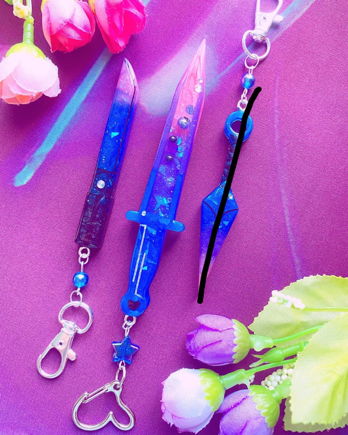 Cyber sword keychain, Hobbies & Toys, Stationery & Craft, Handmade ...