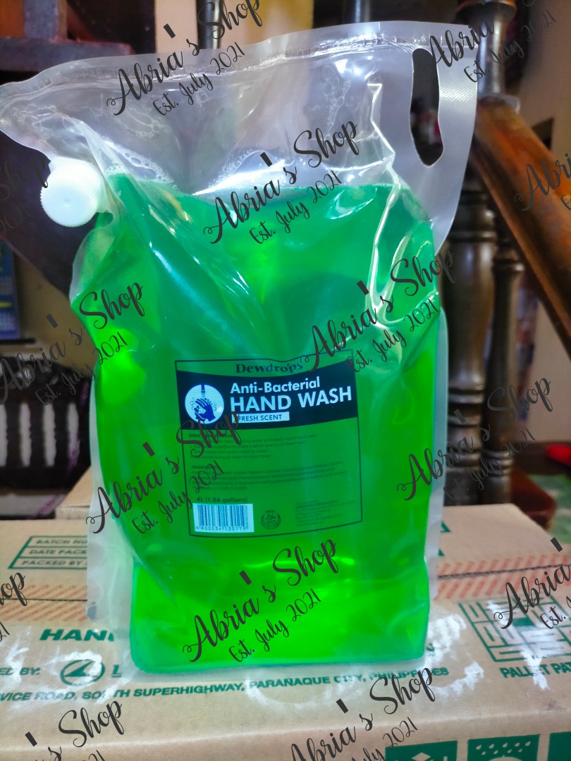 Dewdrops |Hand Soap - 4 Liters | Fresh Scent, Furniture & Home Living ...