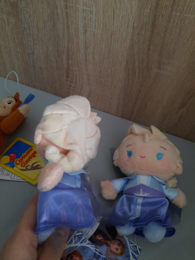 Elsa Frozen 2 plush keychains, Hobbies & Toys, Toys & Games on Carousell