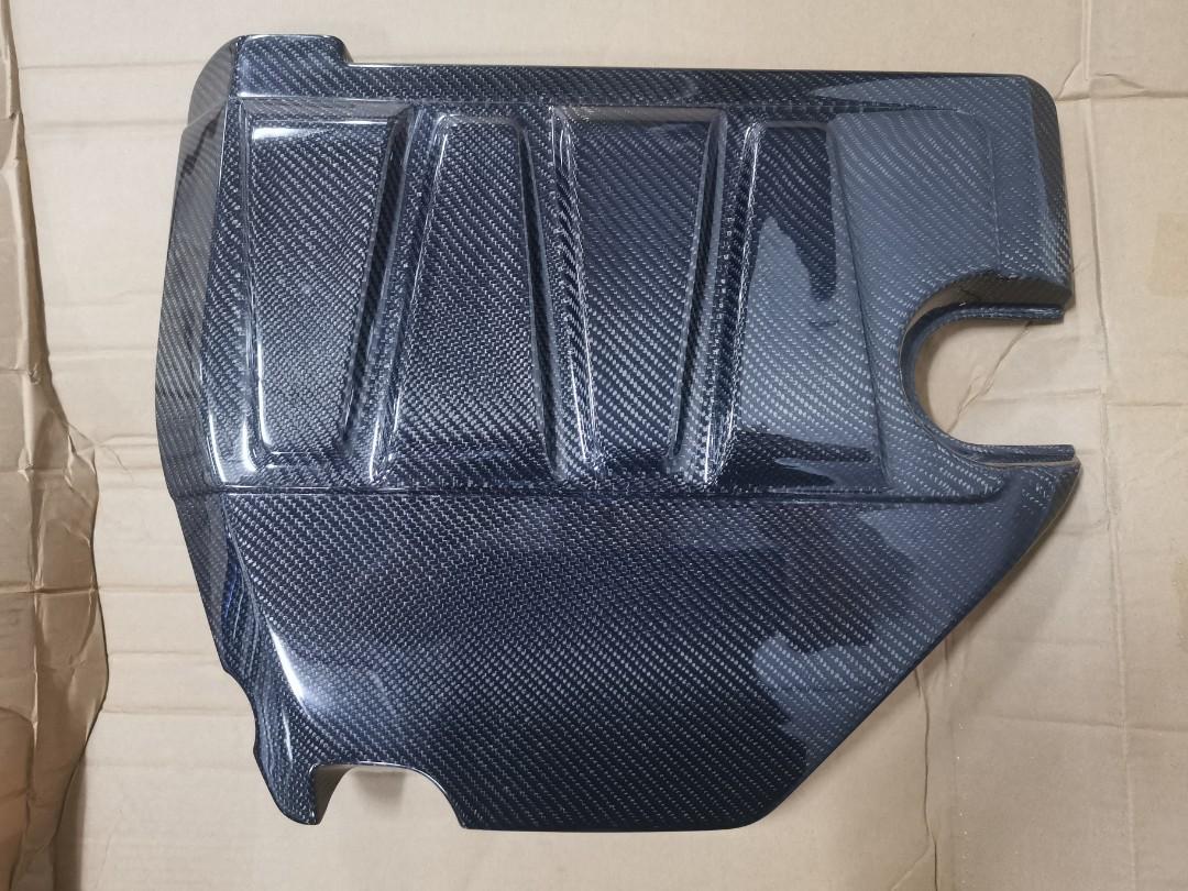 Evo X carbon fiber engine cover, Car Accessories, Accessories on Carousell