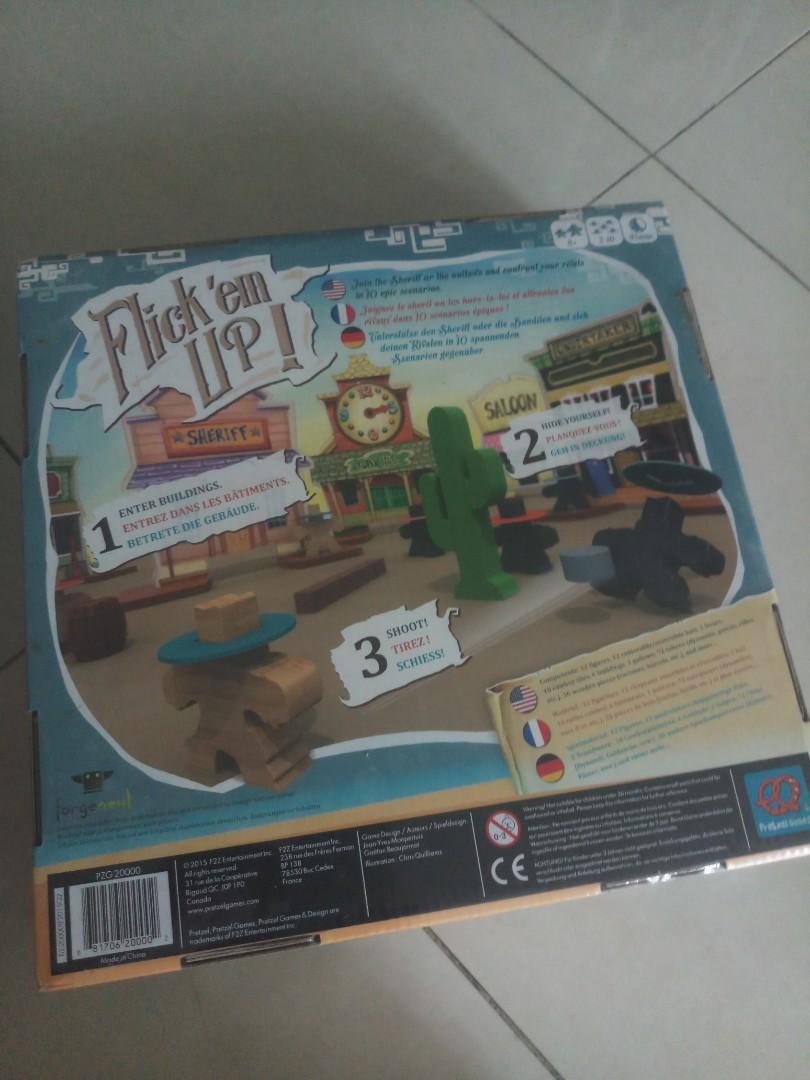 Flick em Up Board Game, Hobbies & Toys, Toys & Games on Carousell