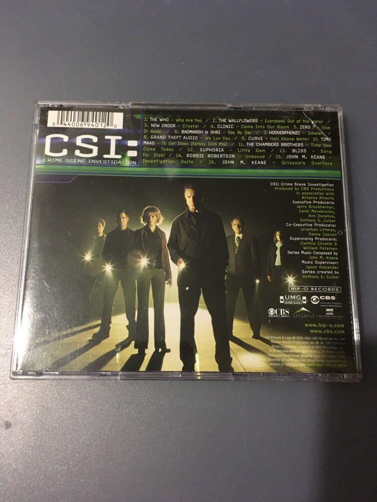 [Free] CSI Soundtrack, Hobbies & Toys, Music & Media, CDs & DVDs on ...