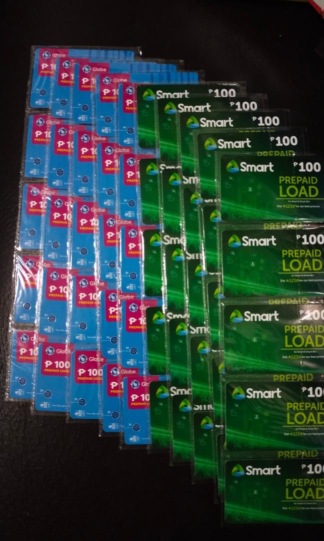 Globe Load Card 100, Tickets & Vouchers, Vouchers on Carousell