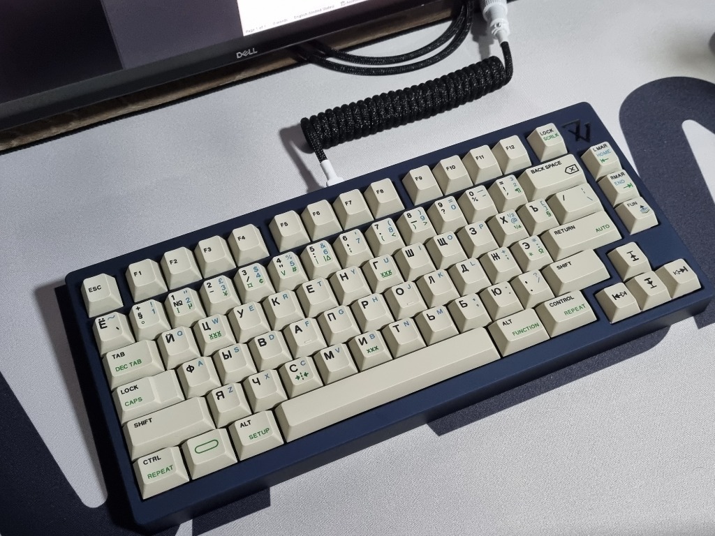 Gok 7V (Navy, with alu plate) Custom Keyboard kit, Computers & Tech ...