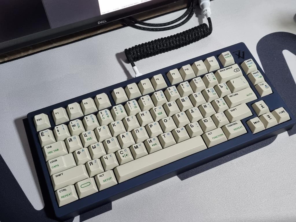 Gok 7V (Navy, with alu plate) Custom Keyboard kit, Computers & Tech ...