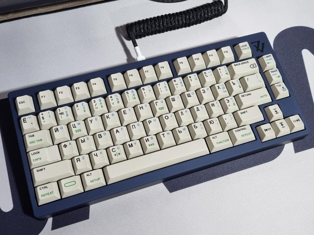 Gok 7V (Navy, with alu plate) Custom Keyboard kit, Computers & Tech ...