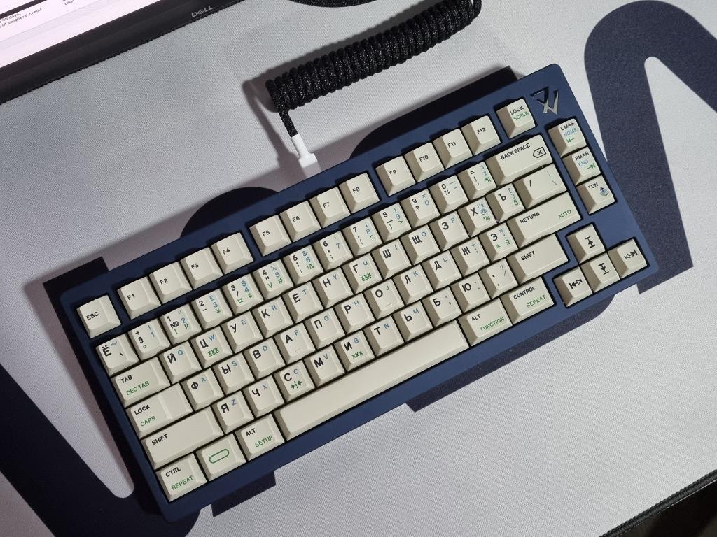 Gok 7V (Navy, with alu plate) Custom Keyboard kit, Computers & Tech ...