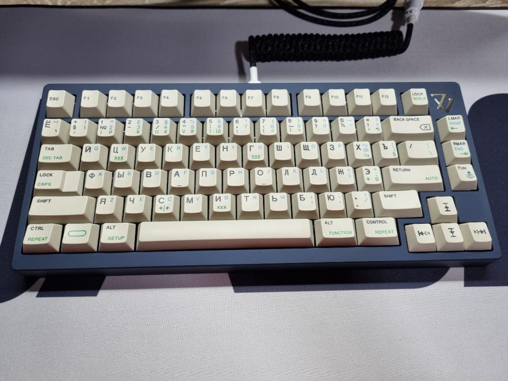 Gok 7V (Navy, with alu plate) Custom Keyboard kit, Computers & Tech ...