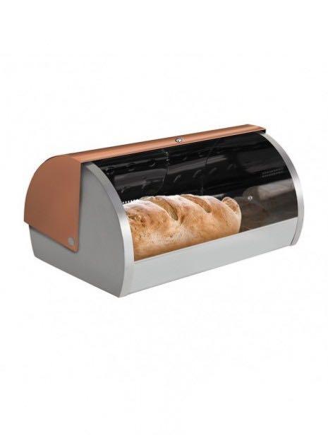 Gorgeous rose gold bread bin/box, Furniture & Home Living, Kitchenware & Tableware, Food ...