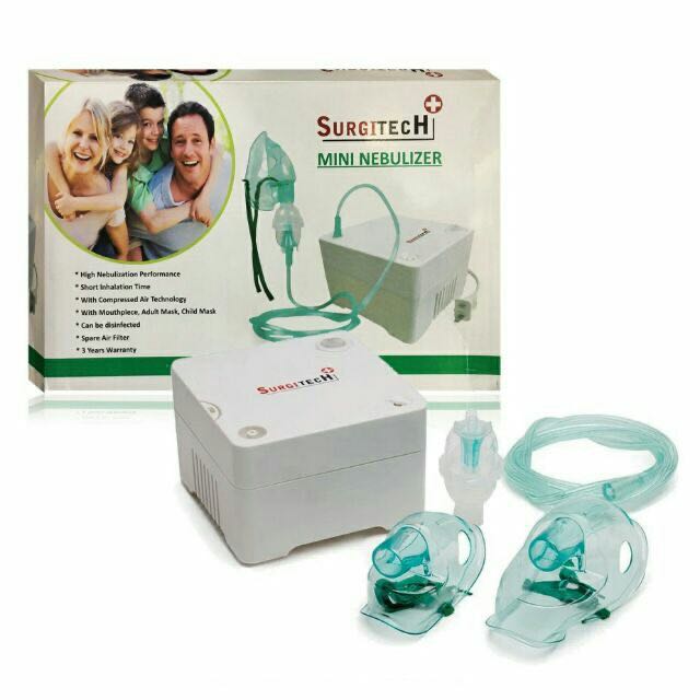 [GRAB/COD] Surgitech Mini Nebulizer with Complete Accessories, Health ...