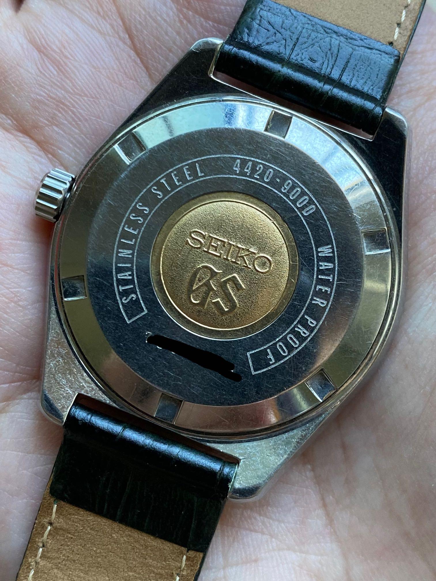 Grand Seiko GS44 (4420-9000) Stainless Steel Grammar of Design Diashock ...