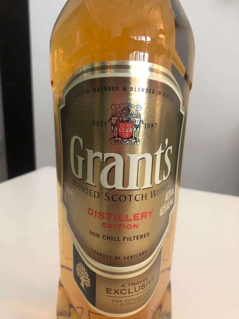 Grants Distillery Edition 1L Whisky, Food & Drinks, Beverages on Carousell