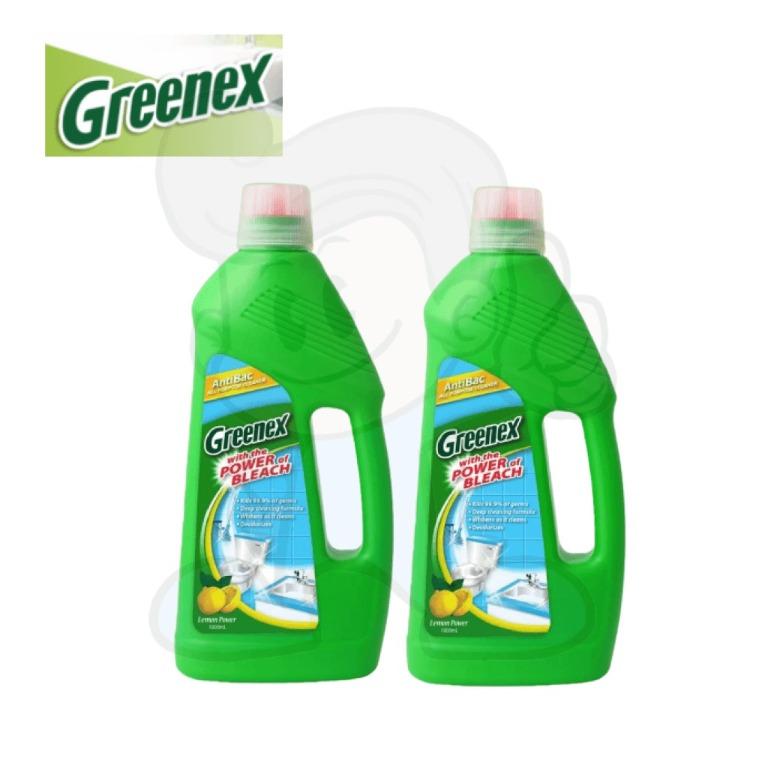 Greenex All Purpose Cleaner Lemon (2 x 1000ml), Furniture & Home Living ...