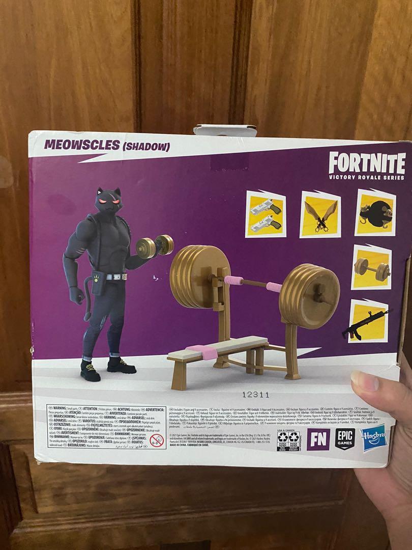 Hasbro fortnite 6inches meowscles (shadow), Hobbies & Toys, Toys ...