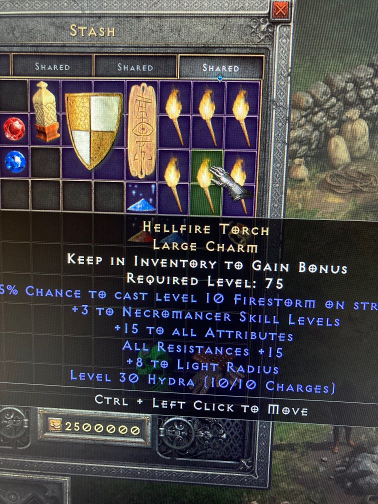 Hellfire Torch Necro 15/15, Video Gaming, Video Games, Others on Carousell