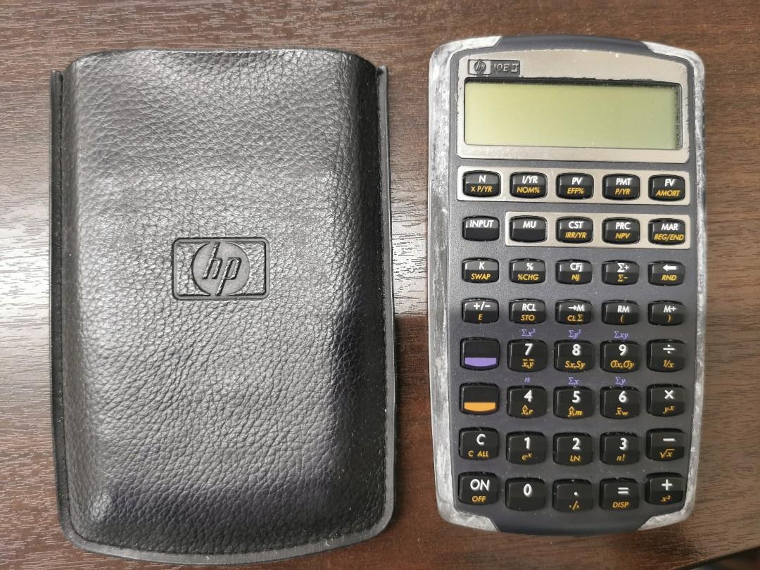 HP 10B II Financial Calculator (without batteries), Computers & Tech ...