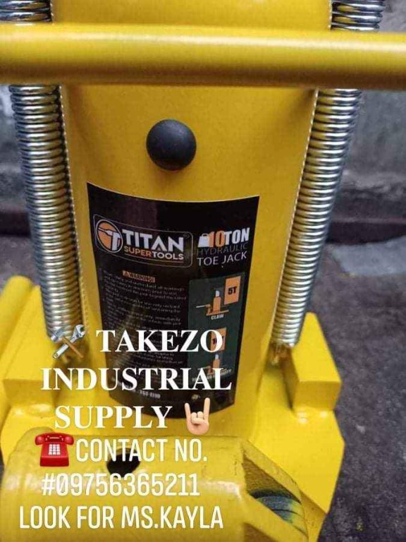 HYDRAULIC TOE JACK, Commercial & Industrial, Construction Tools ...