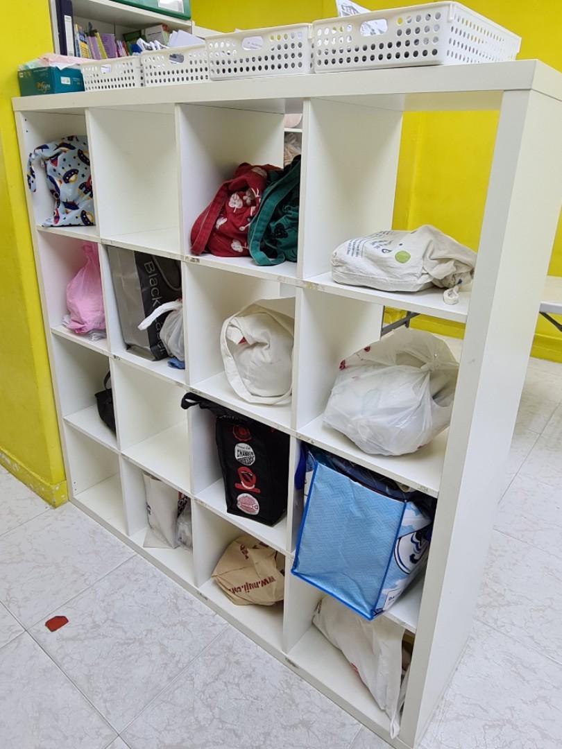 IKEA cubicle, Giant 3 tier cupboard, 4 tier bookshelves, Furniture ...