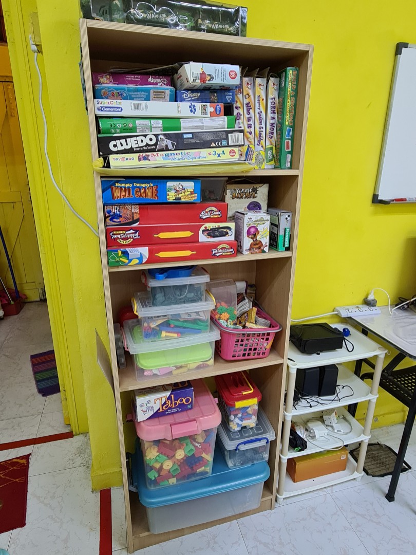 IKEA cubicle, Giant 3 tier cupboard, 4 tier bookshelves, Furniture ...