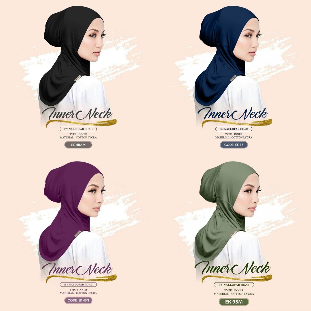 INNER NECK NAELOFAR HIJAB, Women's Fashion, Muslimah Fashion, Hijabs on ...