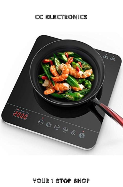 INSTOCK Aobosi induction Hob,Portable Induction Cooker 2000W Black ...