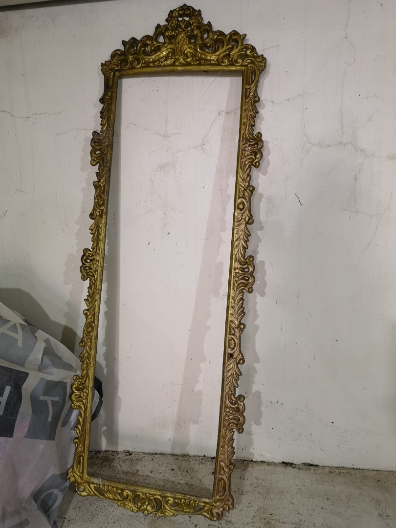 Iron Heavy Gold Frame almost 4feet height, Furniture & Home Living ...