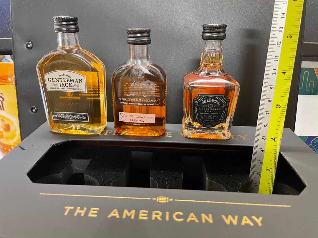 JACK DANIEL’S MINI BOTTLES, Food & Drinks, Alcoholic Beverages on Carousell