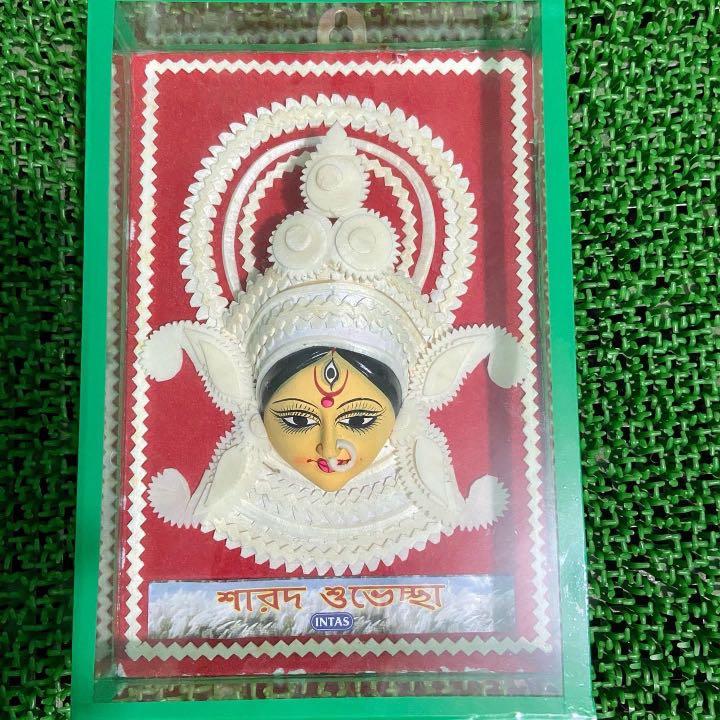 Japan Surplus Shola Pith Durga Glass Wall Deco, Hobbies & Toys ...