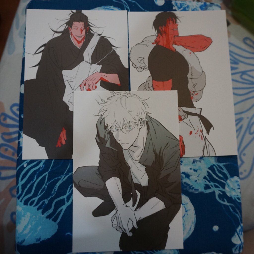 Jujutsu Kaisen (JJK) Postcards, Hobbies & Toys, Memorabilia ...