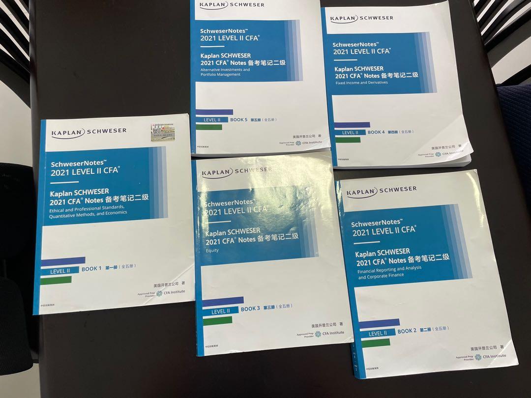 Kaplan Schweser CFA level 2 Notes, Hobbies & Toys, Books & Magazines ...