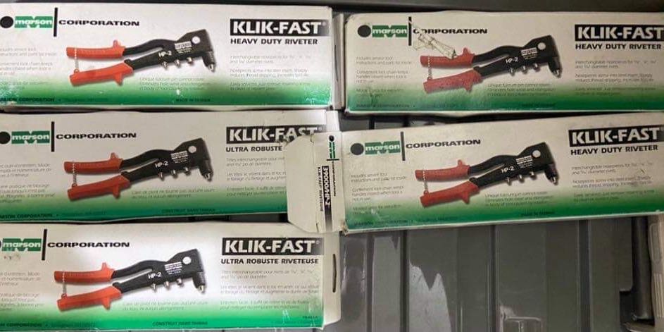 Klik Fast Heavy Duty Riveter, Commercial & Industrial, Construction ...