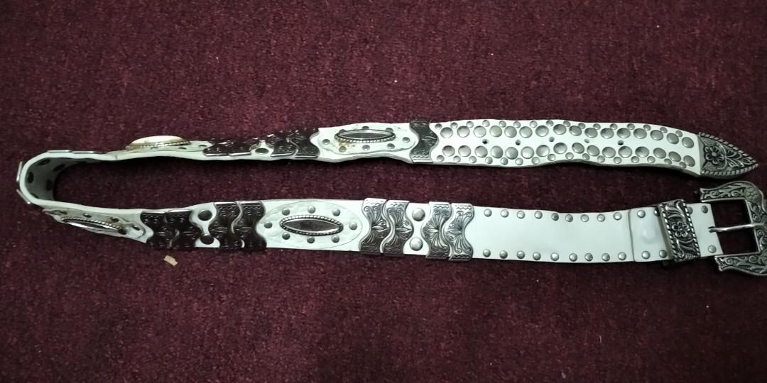 Leather belts plus besi corak, Men's Fashion, Watches & Accessories ...