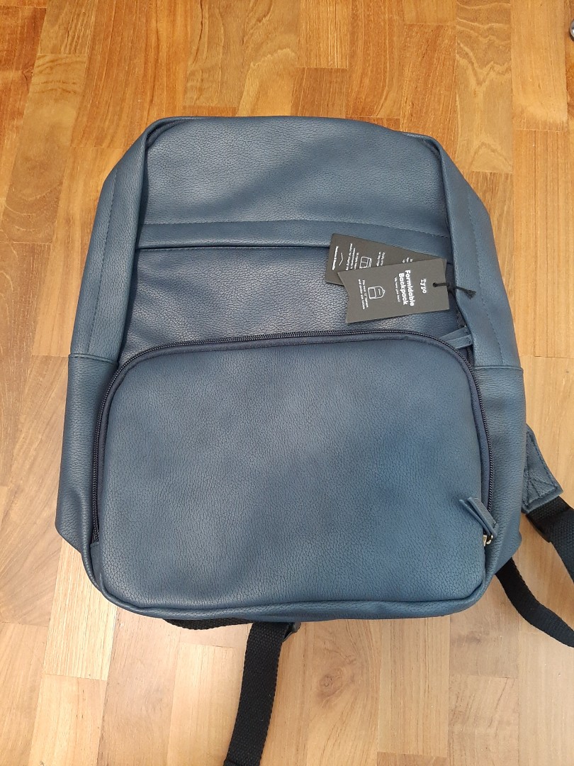 Leather Typo Formidable Backpack, Men's Fashion, Bags, Backpacks on ...