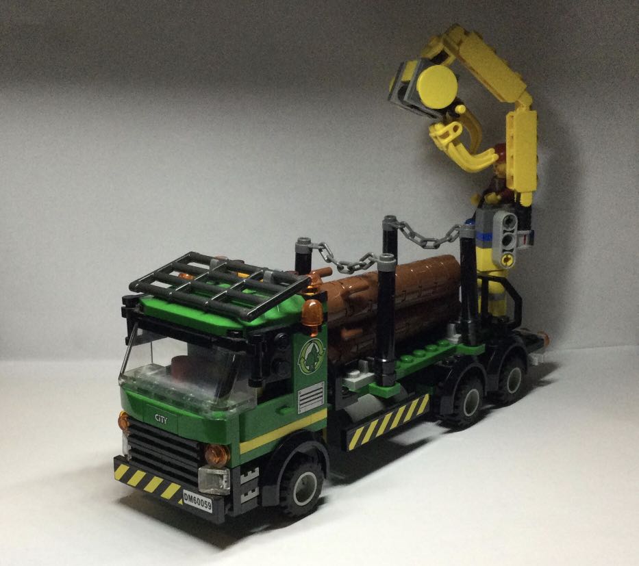 Lego logging truck, Hobbies & Toys, Toys & Games on Carousell