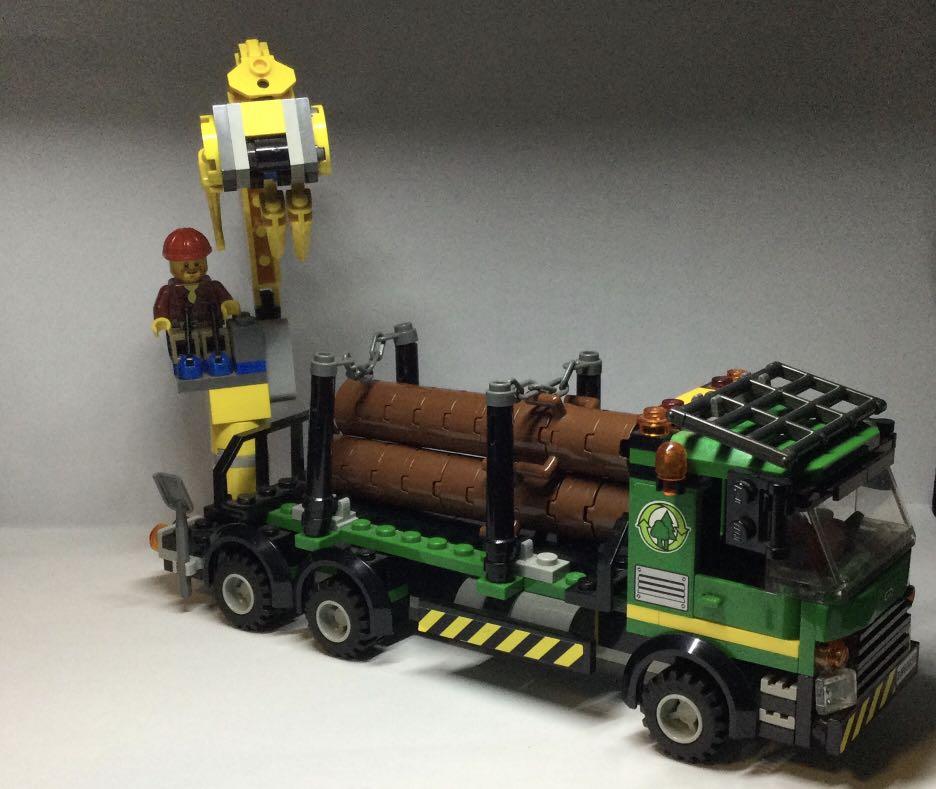 Lego logging truck, Hobbies & Toys, Toys & Games on Carousell