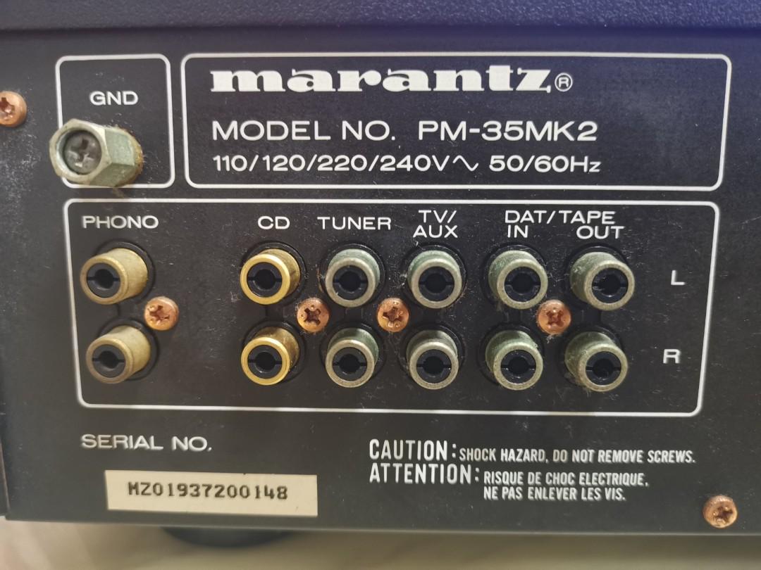 Marantz Integrated Amplifier PM-35MK2, Audio, Soundbars, Speakers ...