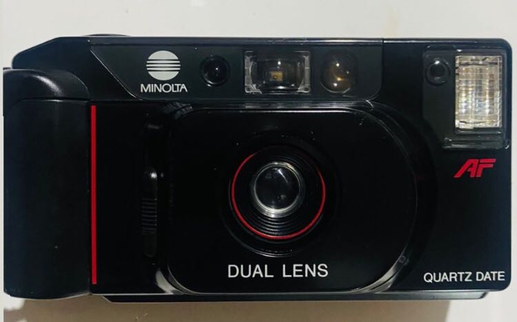 Minolta mac dual film camera, Photography, Cameras on Carousell